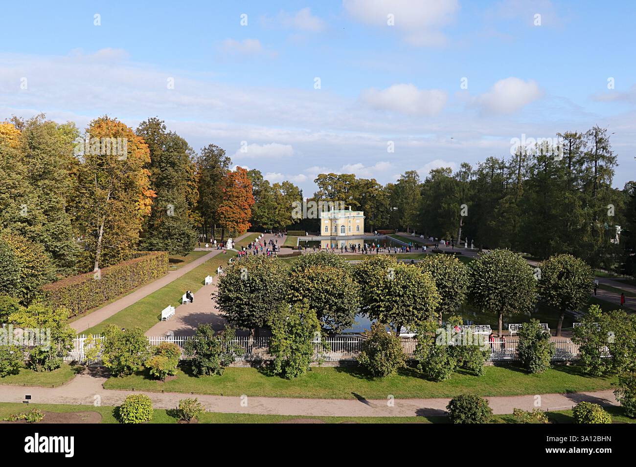 Russia, St. Petersburg, September 28, 2019, Catherine Park. The picture ...