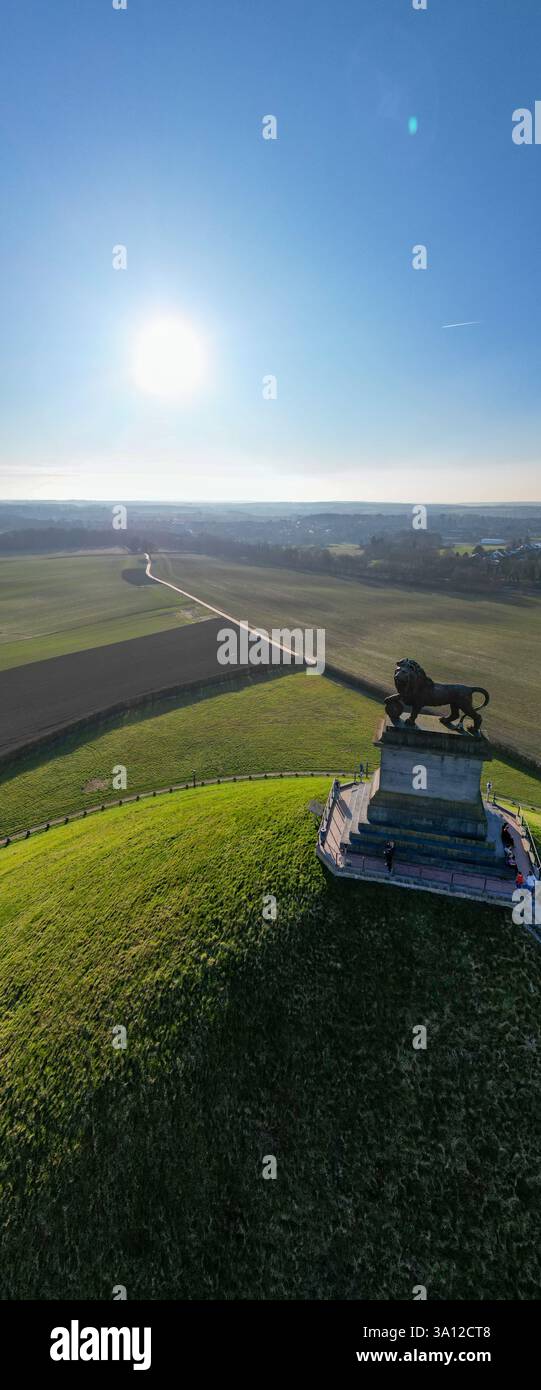 Napoleon Battlefield, Waterloo, Walloon Brabant, Belgium, March 4th ...