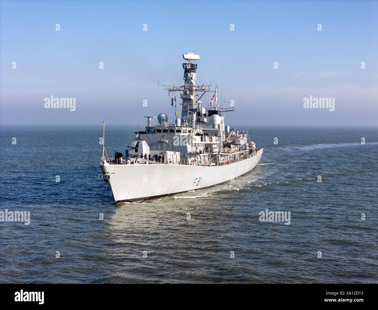 HMS Sutherland (F81), a Type 23 frigate operated by the Royal Navy (RN ...