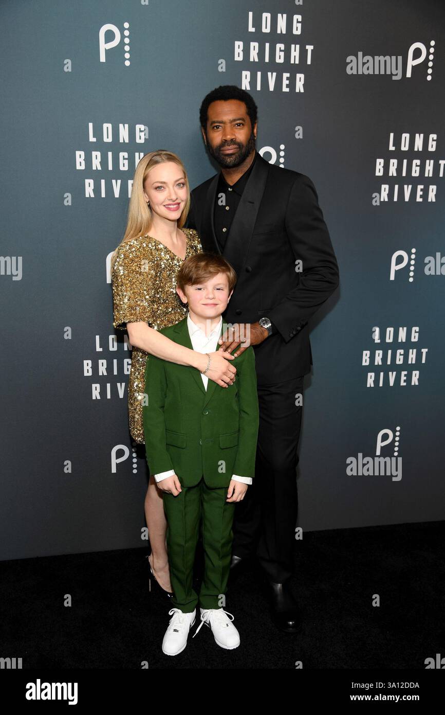 LONG BRIGHT RIVER -- “NYC Premiere” -- Pictured: (l-r) Amanda Seyfried ...
