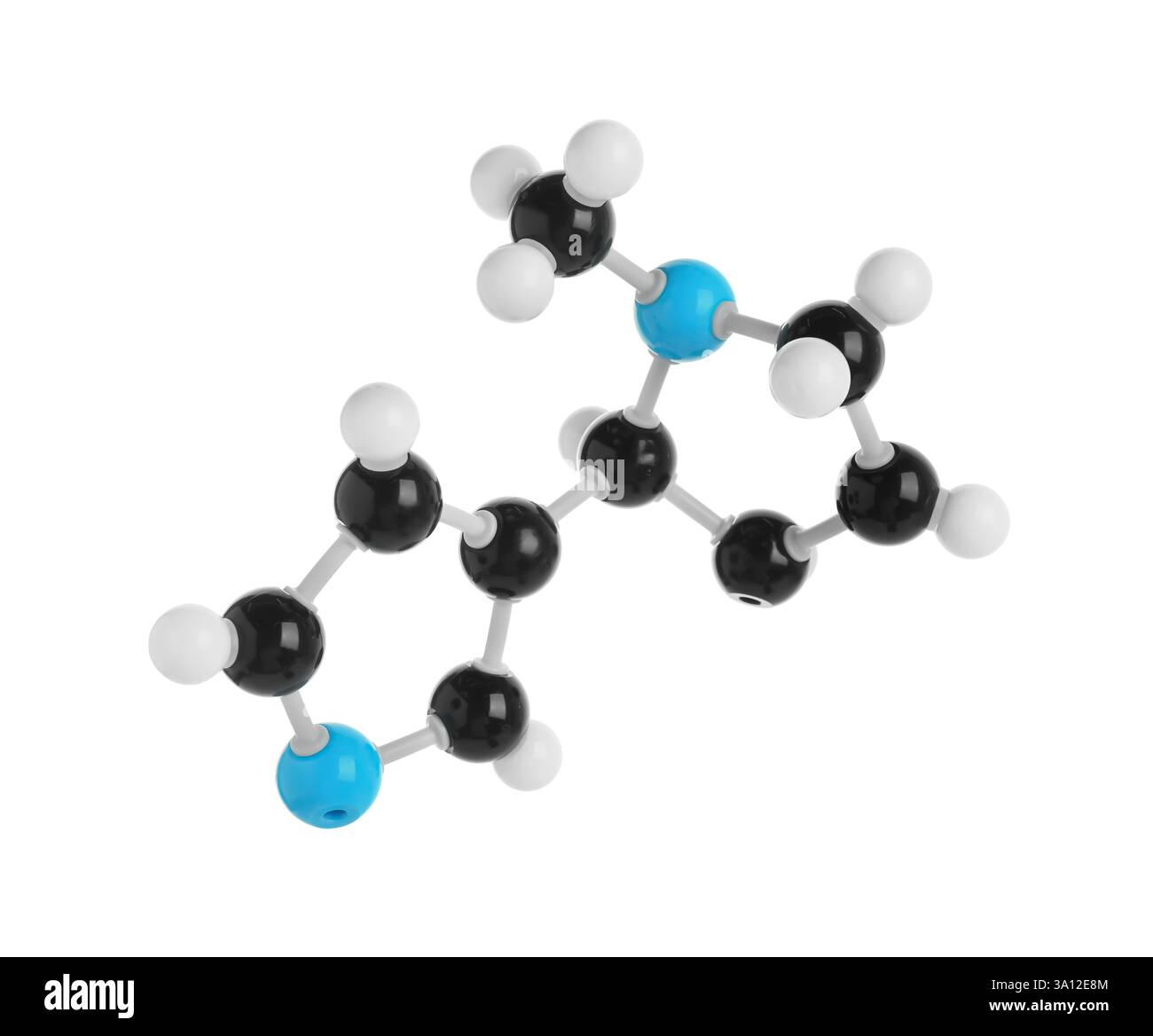 Chemical model of molecule isolated on white Stock Photo - Alamy