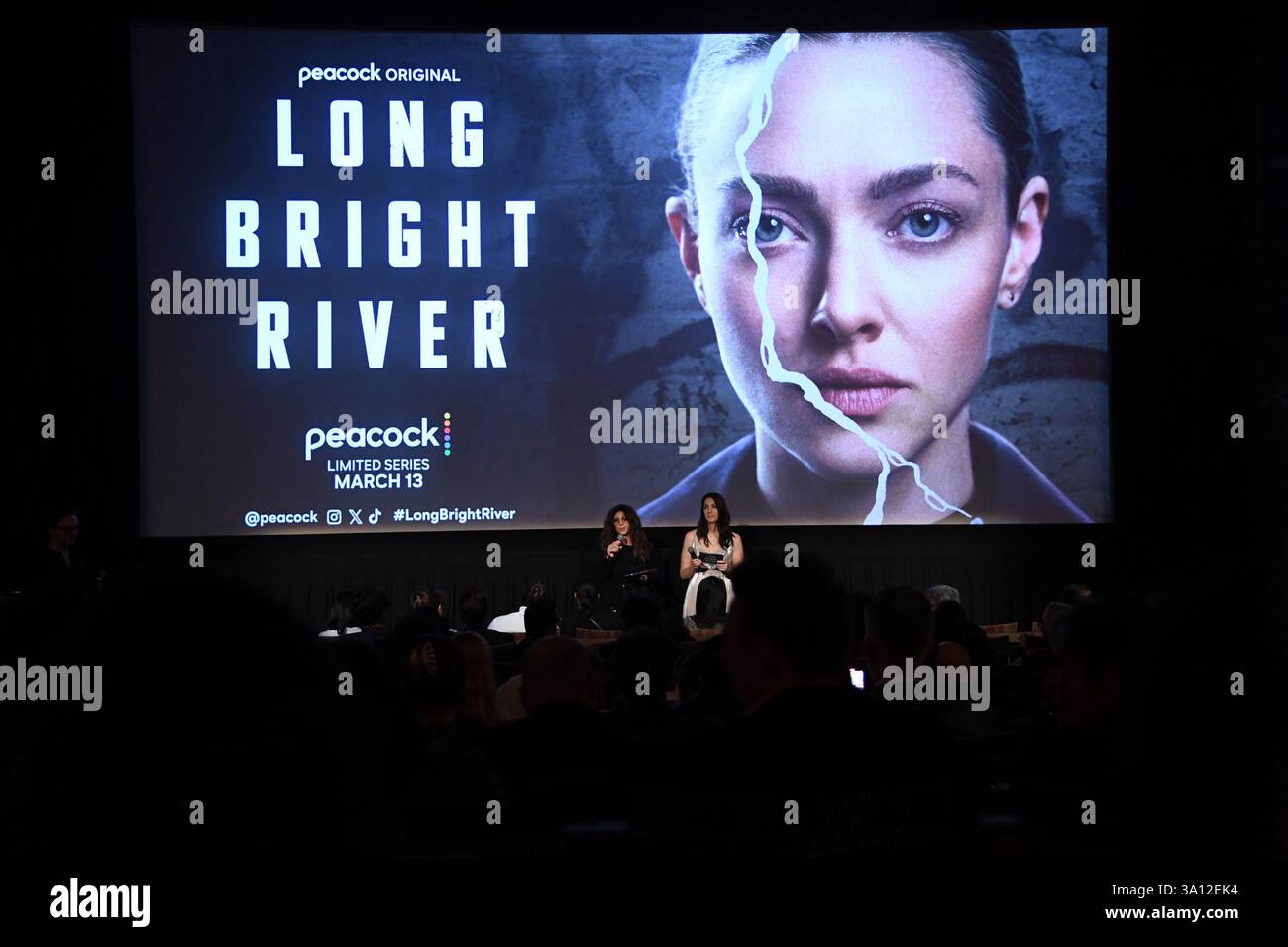 New York, USA. 05th Mar, 2025. LONG BRIGHT RIVER -- “NYC Premiere” -- Pictured: (l-r) Nikki ...