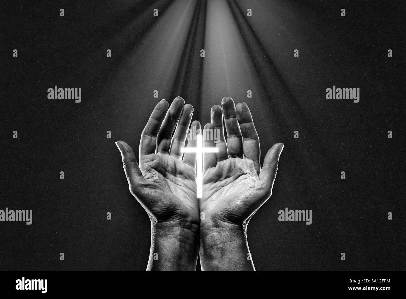 Spiritual victory Black and White Stock Photos & Images - Alamy