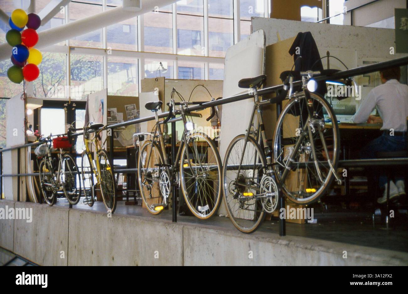 Bicycles inside Gund Hall - Harvard University Graduate School of ...