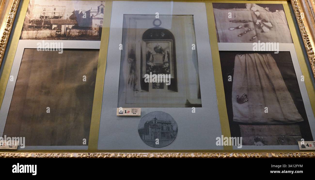 The ‘ Museum of the Holy Souls in Purgatory' housed in a room of the ...