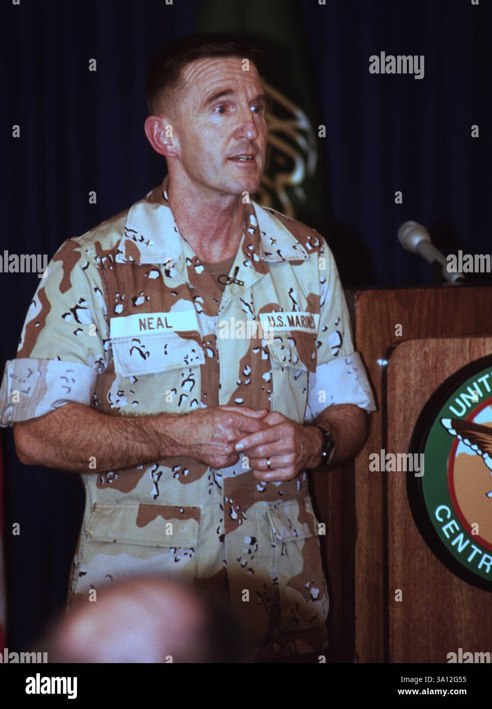 First Gulf War: 7th February 1991 U.S. Marine Corps General Richard I ...