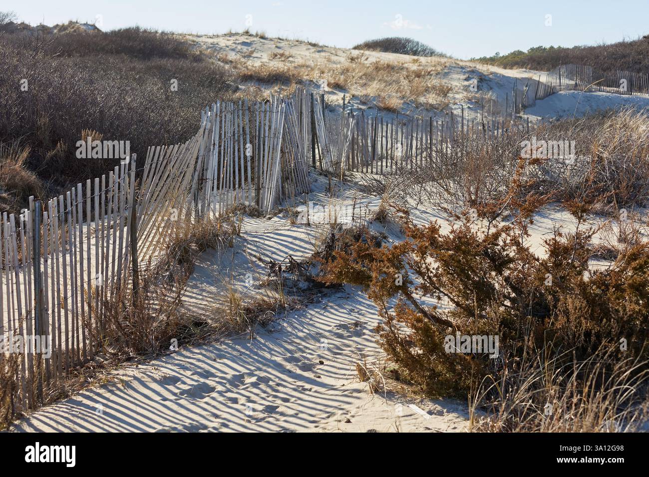 Dunes fence farm hi-res stock photography and images - Alamy