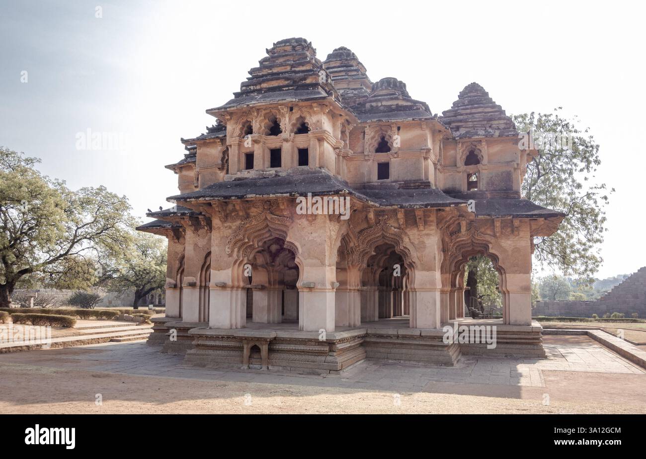 The Lotus Mahal or Chitranjini Mahal is an important secular structure ...