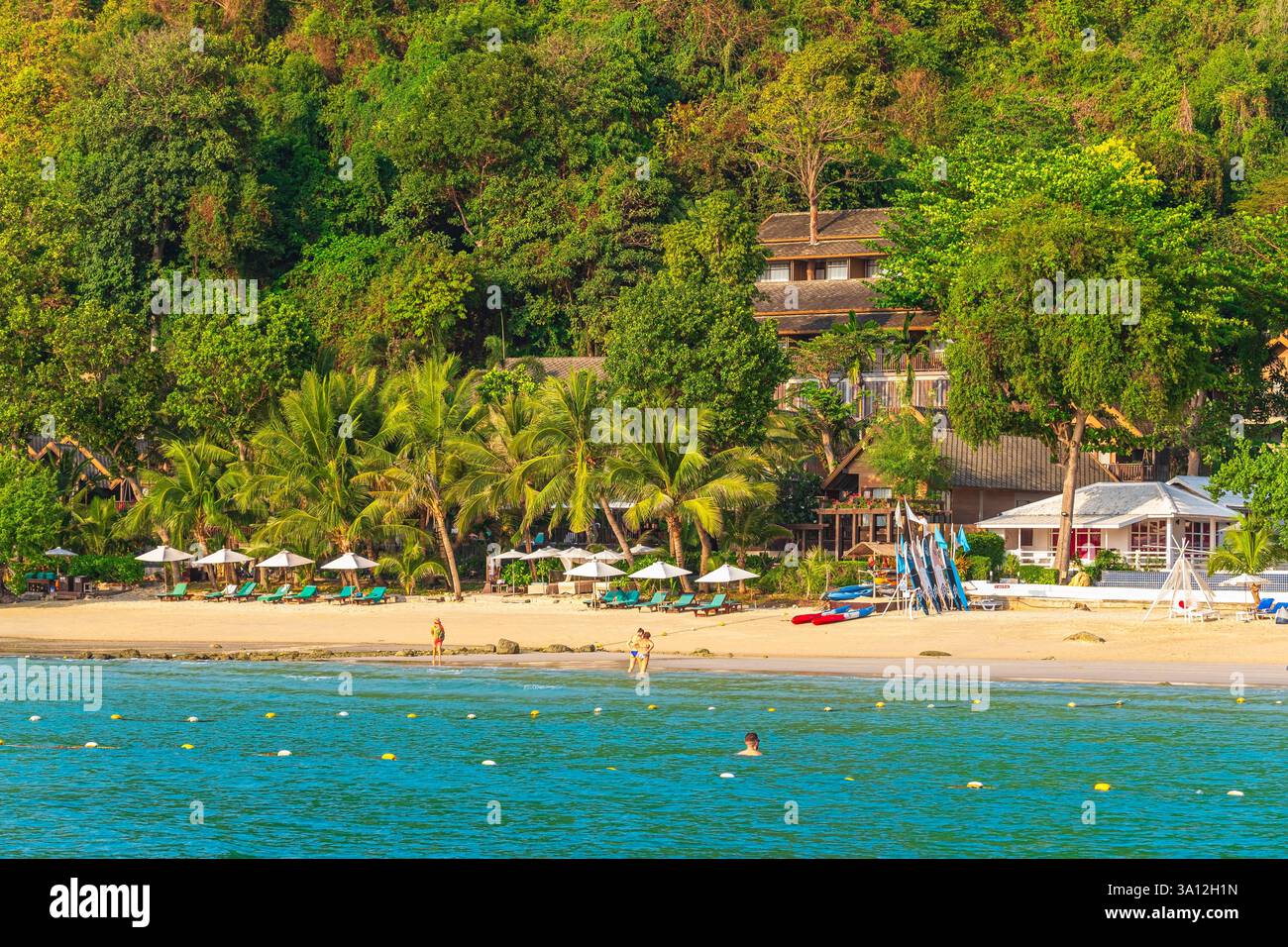 Thailand, Rayong province, Ko Samet island, Ao Prao beach Stock Photo ...