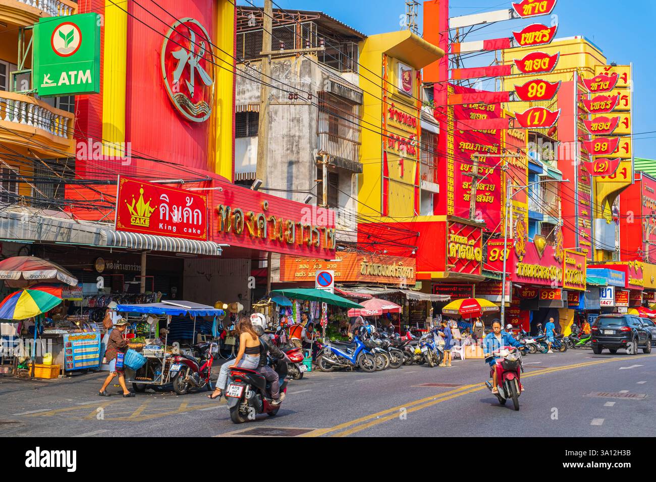 Thailand, Chonburi province, Pattaya, South Pattaya Road Stock Photo ...