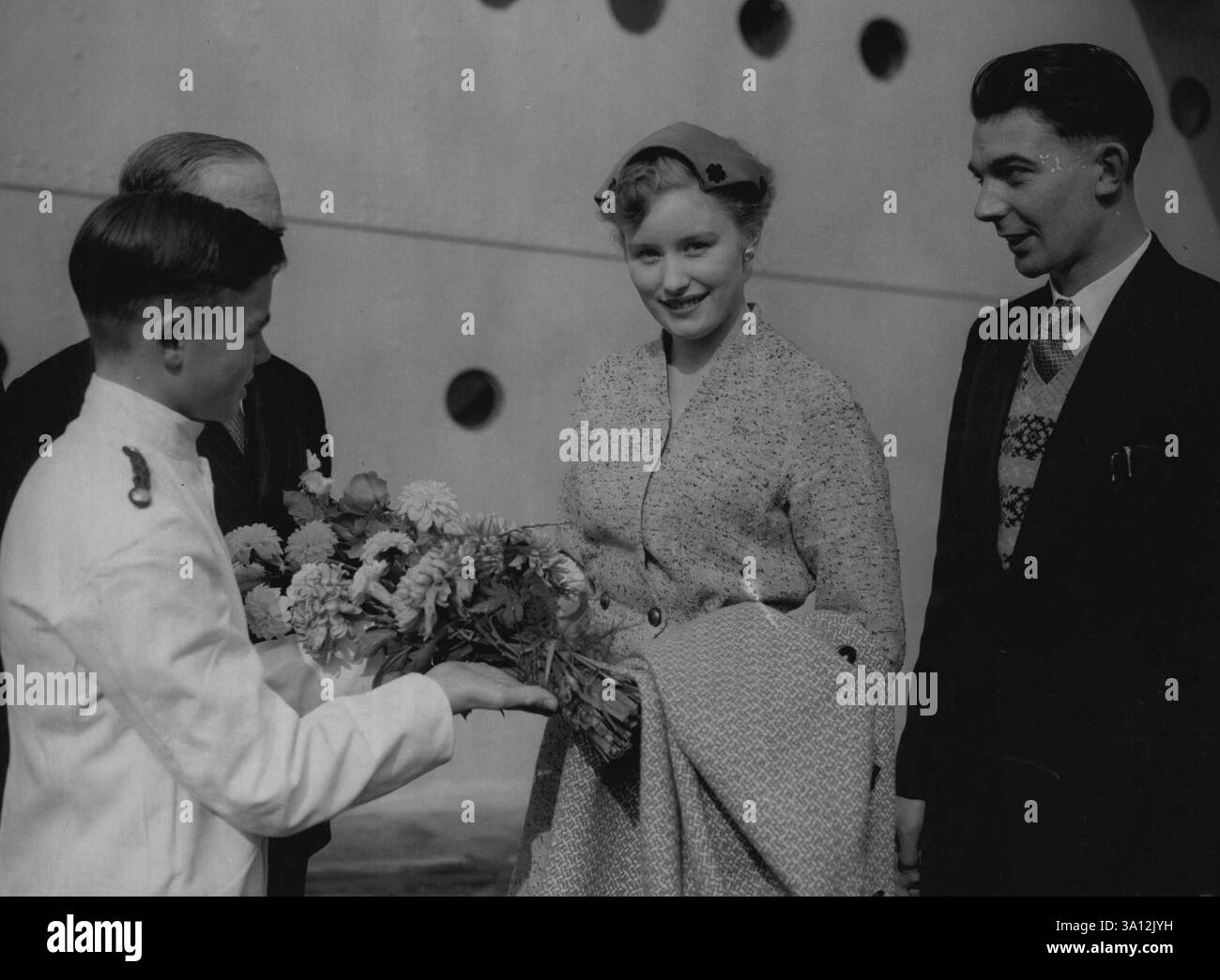 Bride Sails As Australia's Millionth Migrant -- Pantry boy Nicholas ...