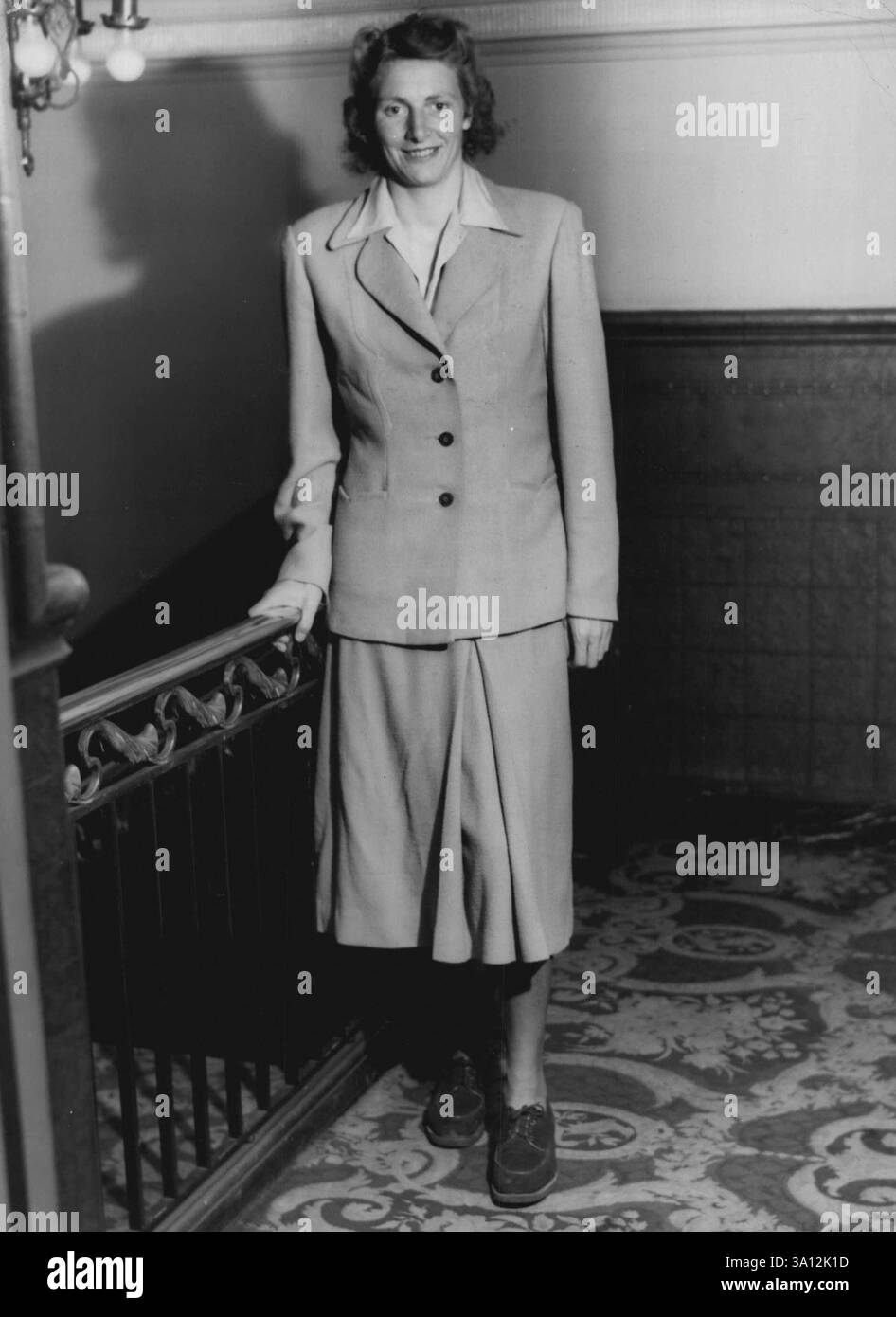 Mrs. Fanny Blankers-Koen - Athlete. February 02, 1949 Stock Photo - Alamy