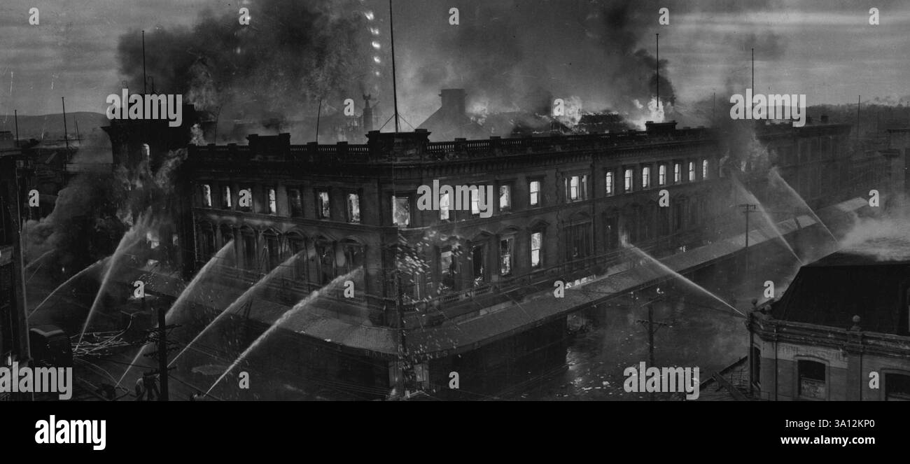 Above: Height of Fire. Picture taken when the fire was raging at ...