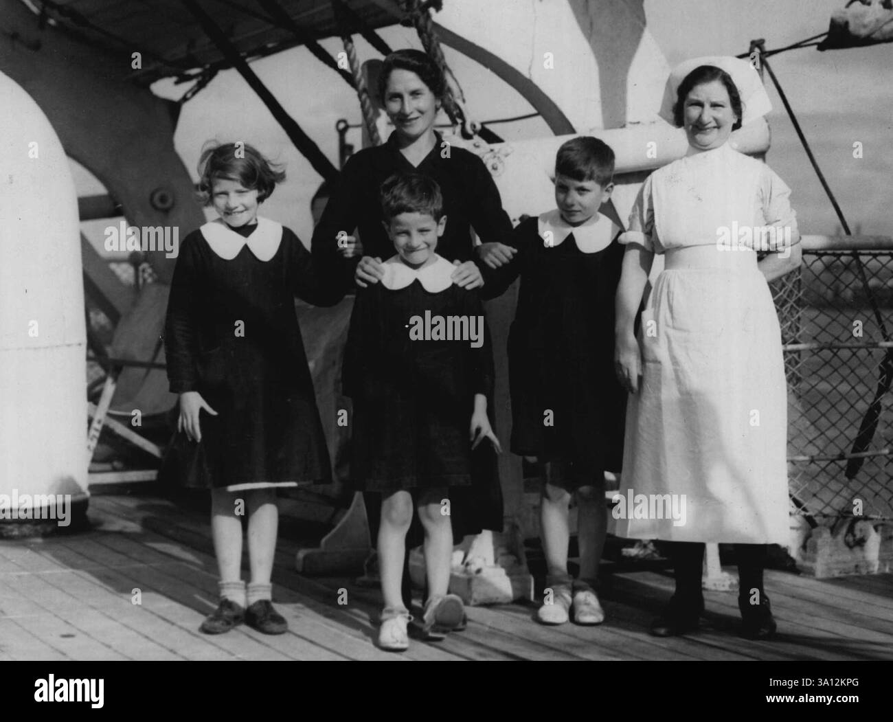 Italian army widow and children as migrants:Mrs. Mama Mosian Guiditta ...