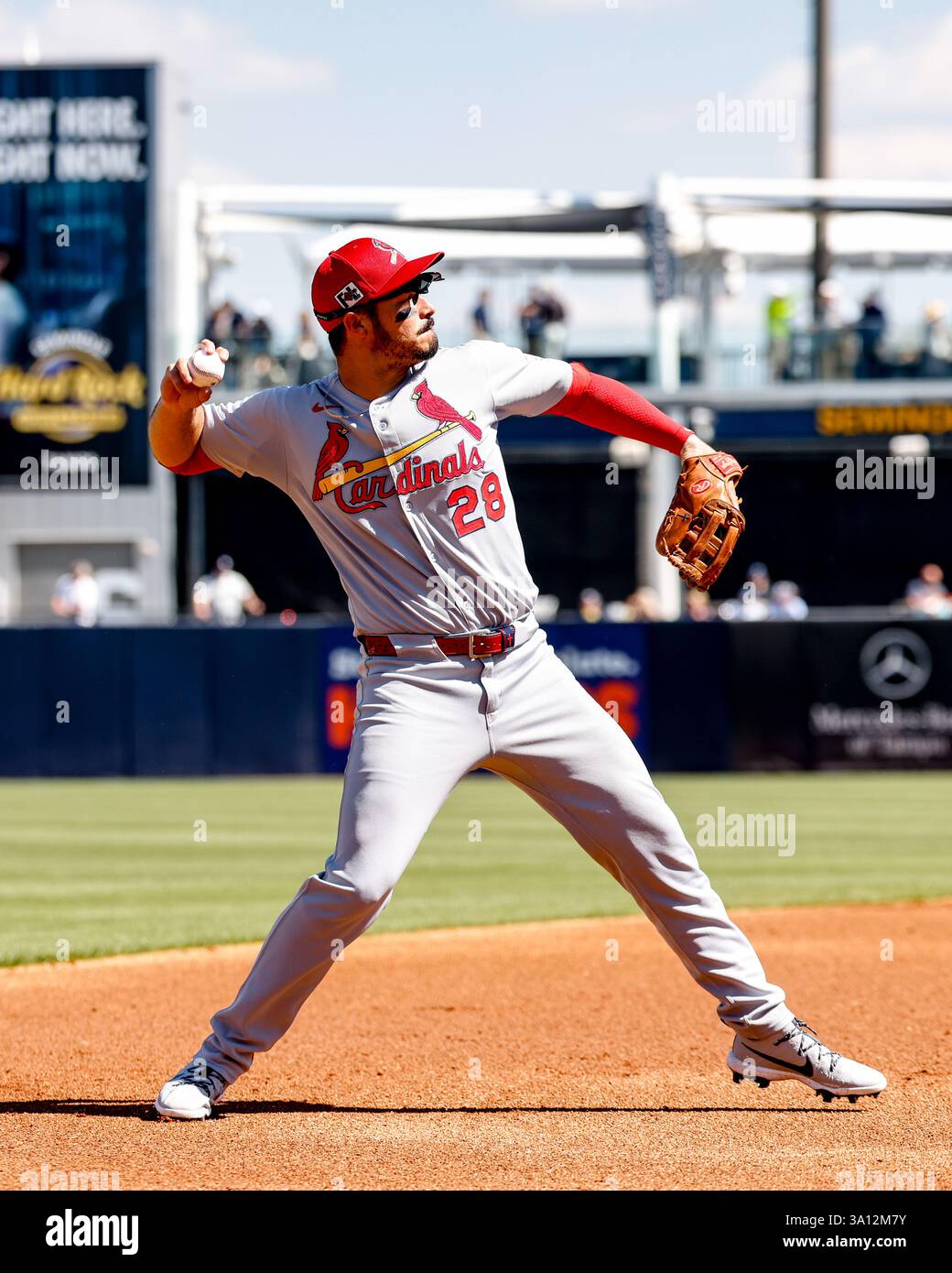 Tampa, United States. 26th Feb, 2025. St Louis Cardinals infielder ...