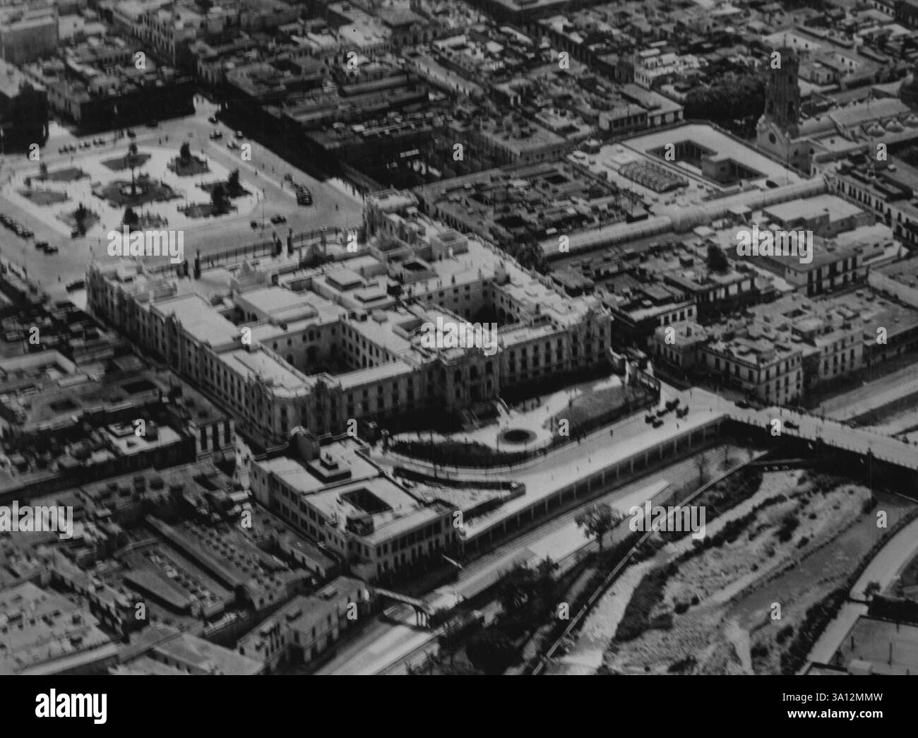 Lima, Peru: Aerial view of Lima, capital of the Republic of Peru ...