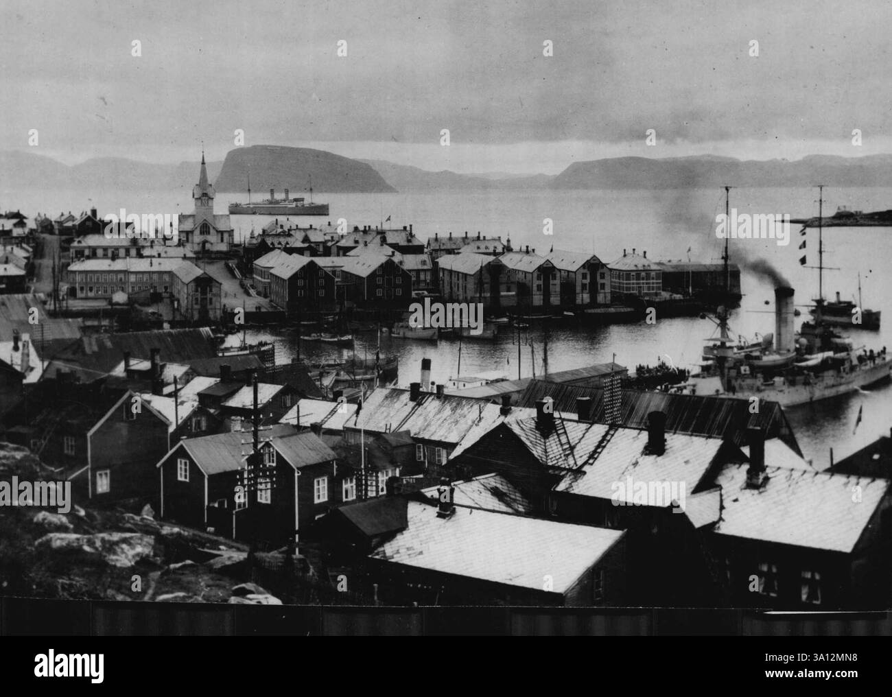Hammerfest in northern Norway.Hammerfest, most northerly town in Europe ...