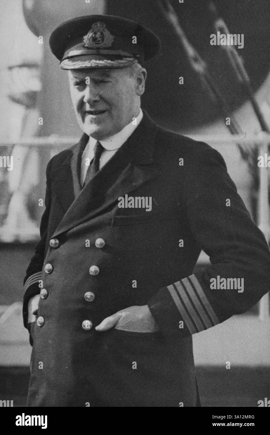 captain Sir Edger Britten.Windjammer Boy As The "Queen Mary's" Captain ...