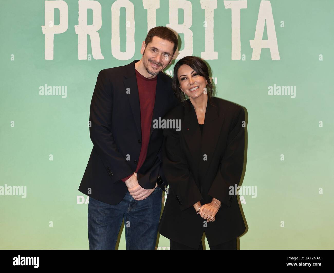 Rome, Italy. 06th Mar, 2025. Rome, Eden Hotel, photocall film "The Forbidden City". In the photo ...