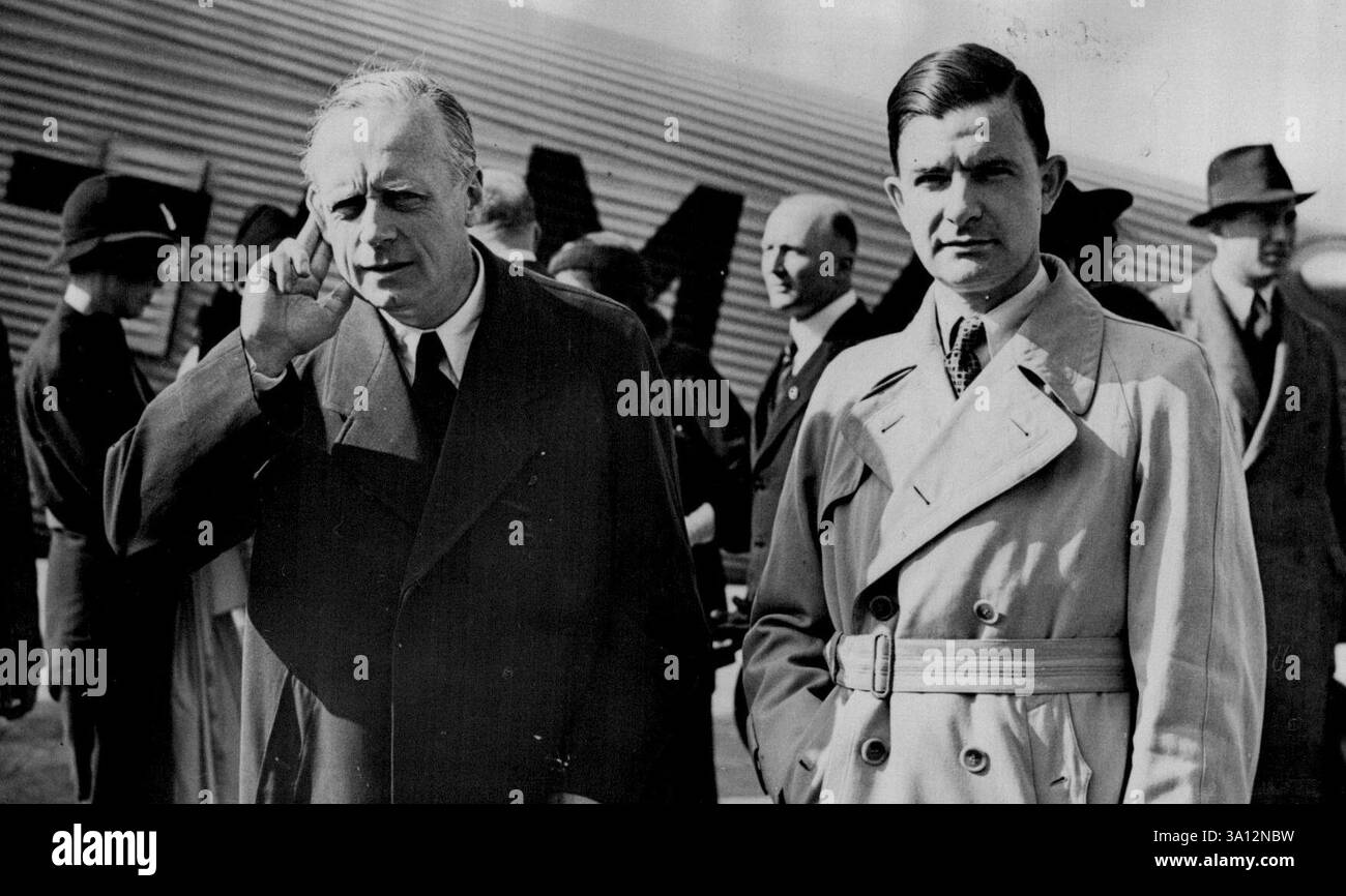 Ribbentrop And Herr Bohle Arrive For London Nazi Festival -- Herr Von ...