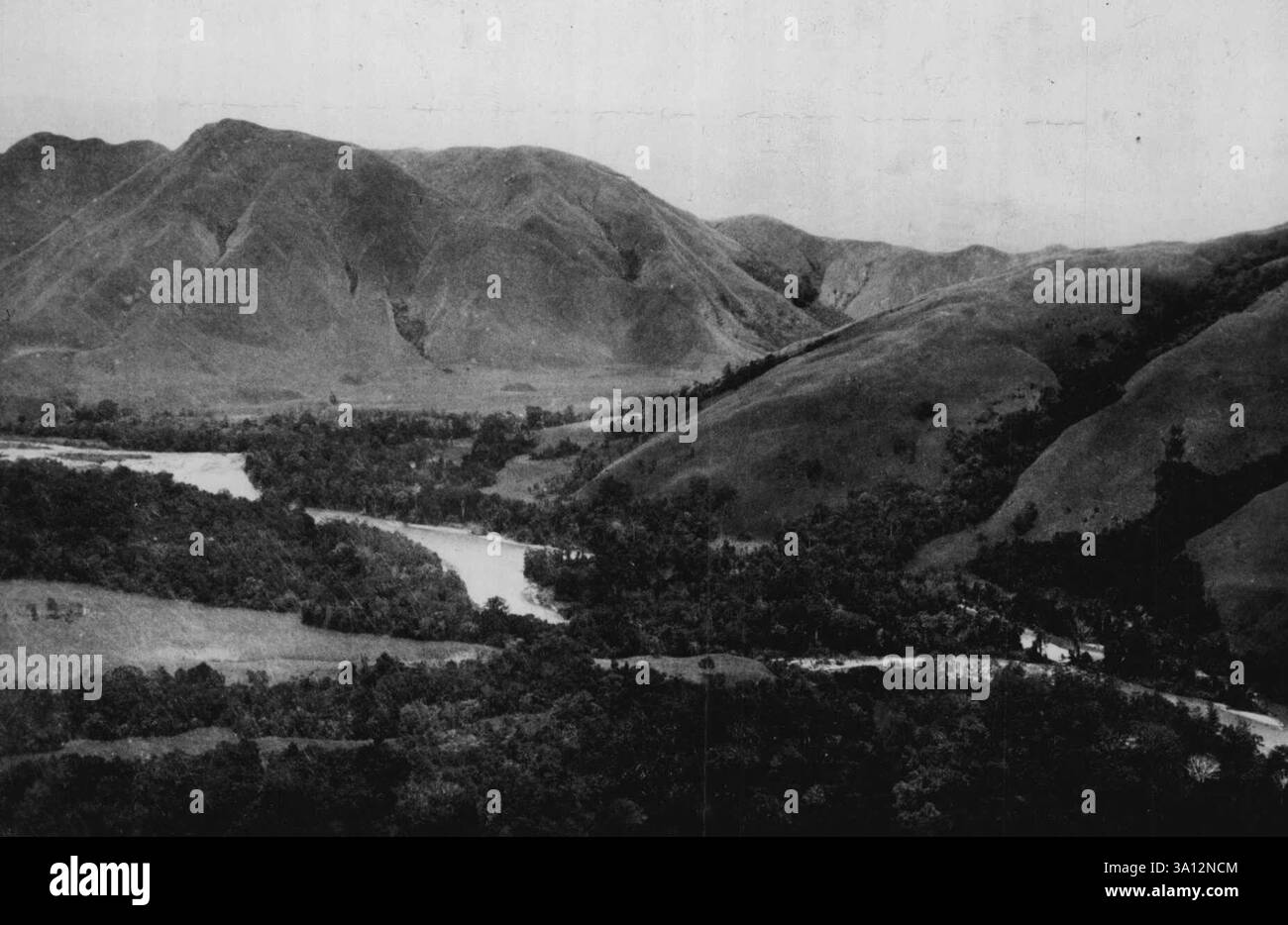 The Markham River Markham valley New Guinea. March 25, 1942 Stock Photo ...