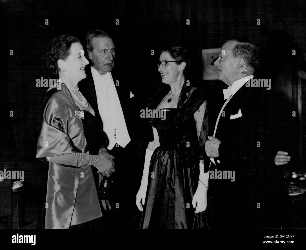 All Australian Evening - Left to right: Doreen Lady Brabourne, Sir ...
