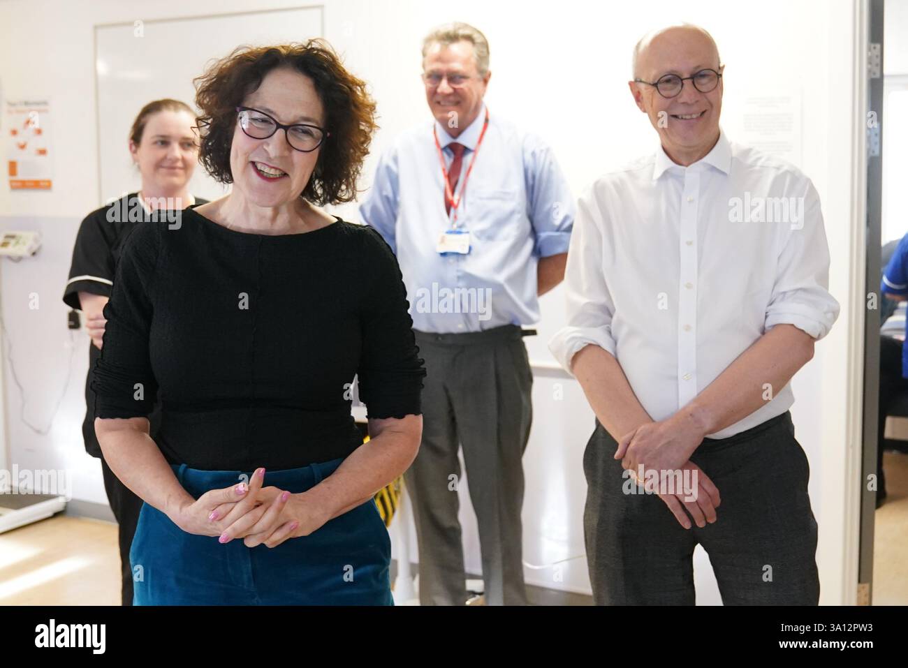 Health minister Baroness Gillian Merron and NHS England's national ...