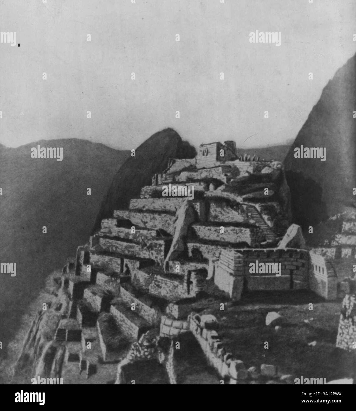 Machu picchu peru august Black and White Stock Photos & Images - Alamy