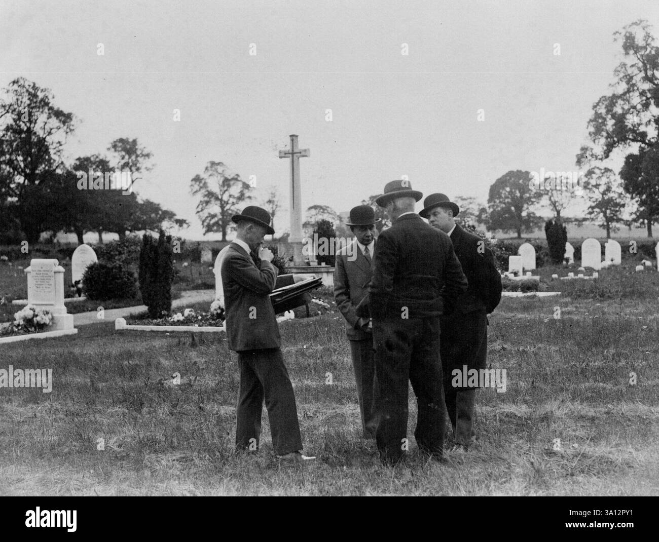 The Last Resting Place of R 101 Victims. -- Air Commander Bowhill ...