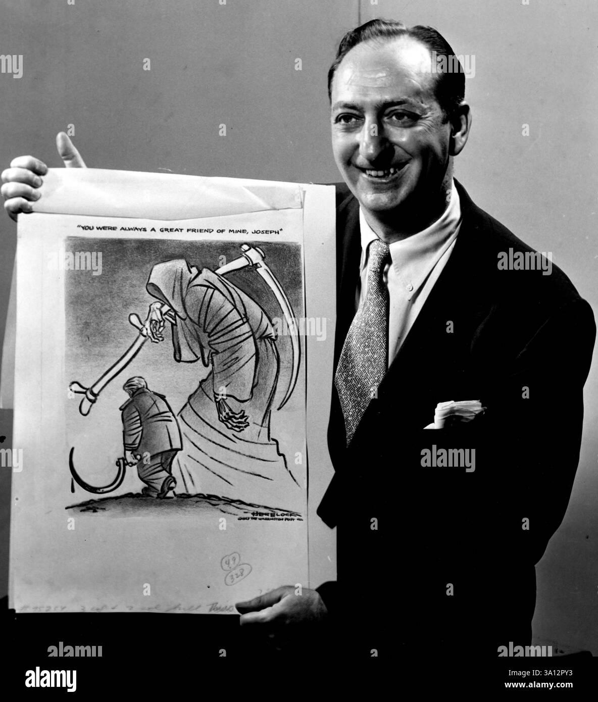 "Herblock" Prize-Winner Cartoonist -- Herbert Block cartoonist for the ...