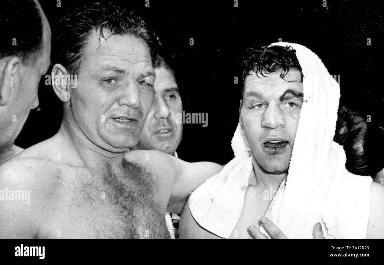 Lee Savold Wins The World Heavyweight -- The end of the fight, Savold ...