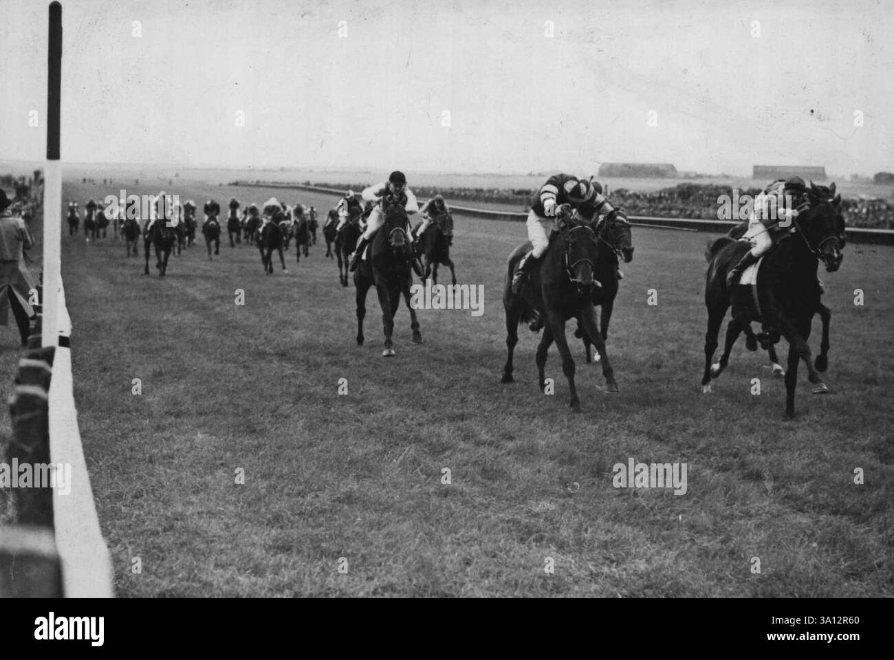 Racing at Newmarket: The Cesarewitch.Photo Shows : "Woodburn" with E ...