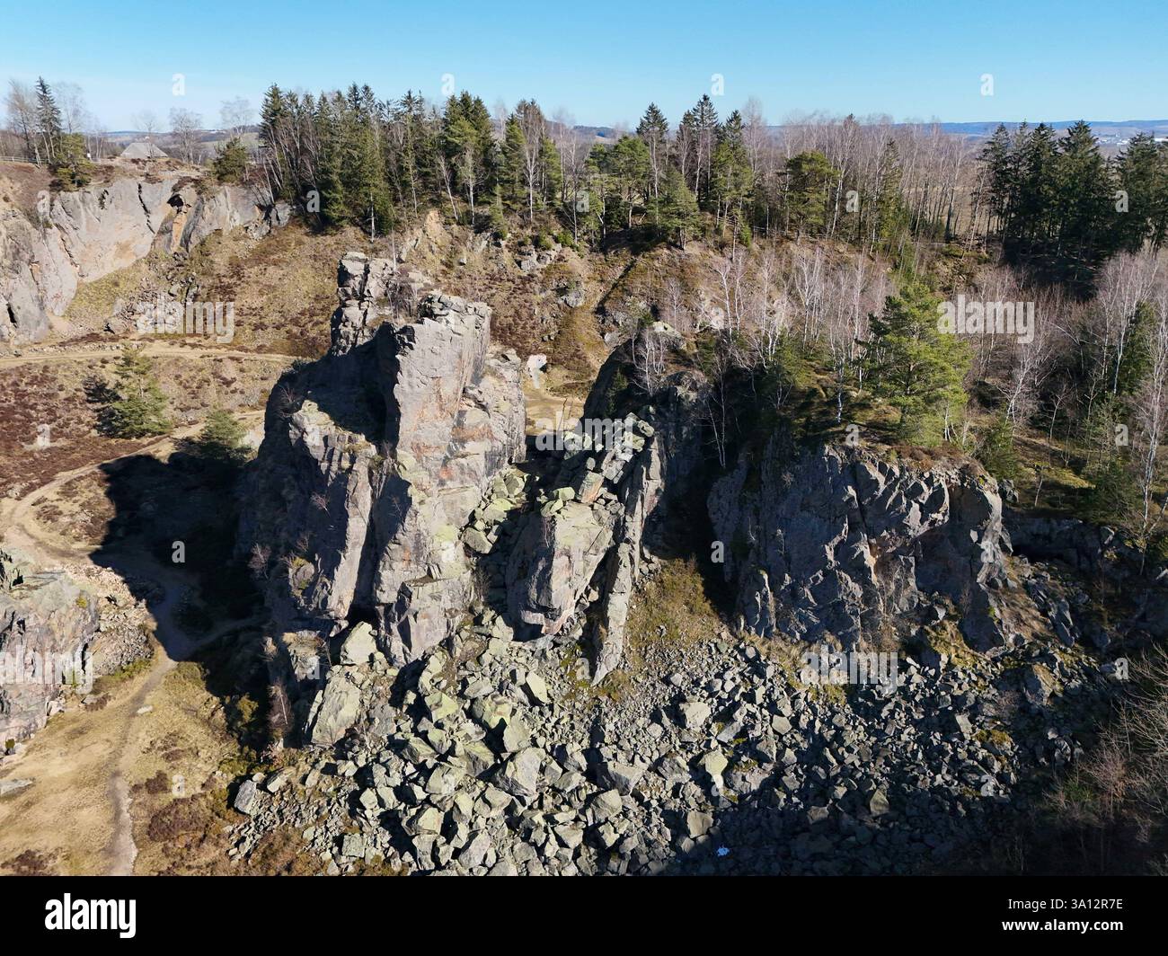 Die Binge in Geyer-Zeugnis des Altbergbaues 0503-25/ Die Geyersche ...