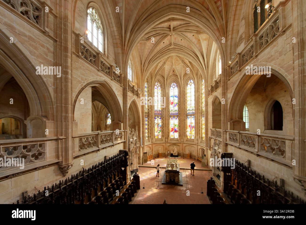 France, Ain, Bourg en Bresse, Royal Monastery of Brou restored in 2018 ...