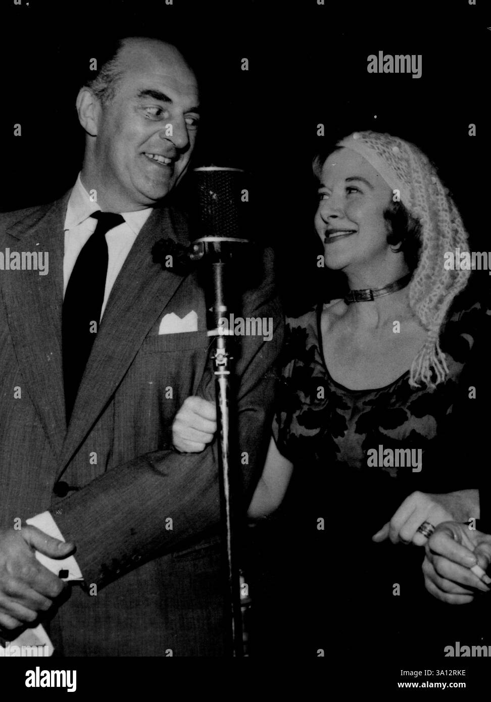 Australian actress Kitty Bluett, joint compere with Kenneth Horne, of ...