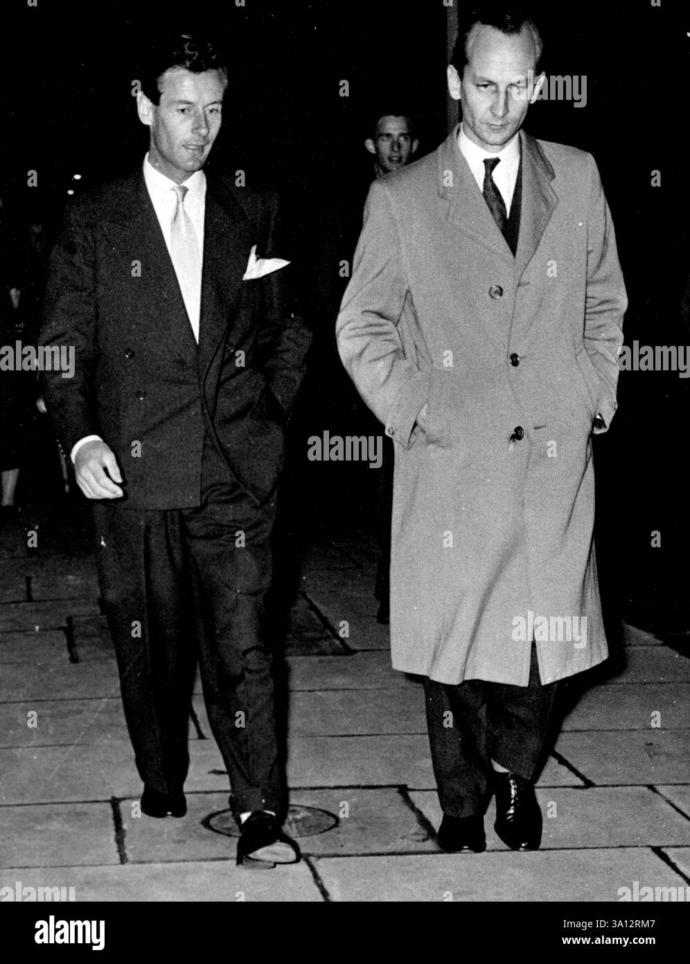 Townsend, left with Mr. Mark Bonham Carter, who gave an intimate dinner ...