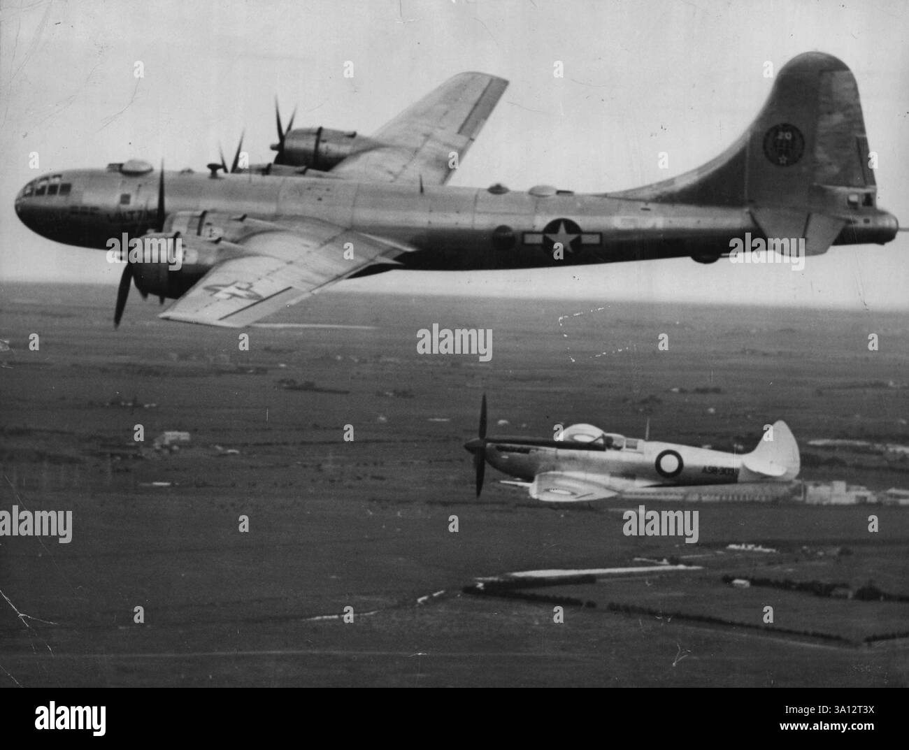 Superfortress ***** escorted by a Superfire joying one men for fourth ...