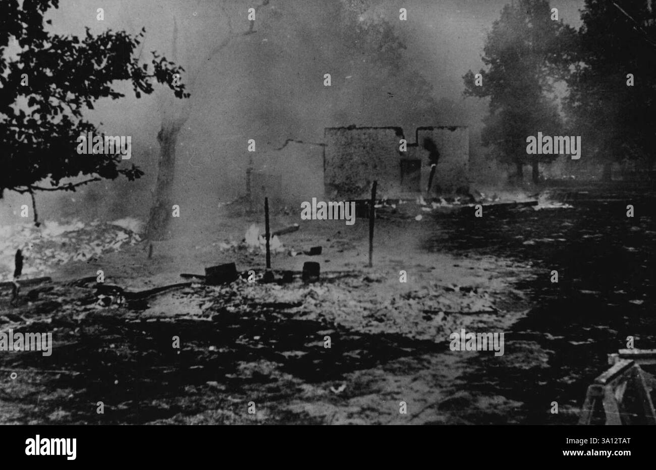 Villages Completely Burnt Out In Great French Forest Fires -- A village ...