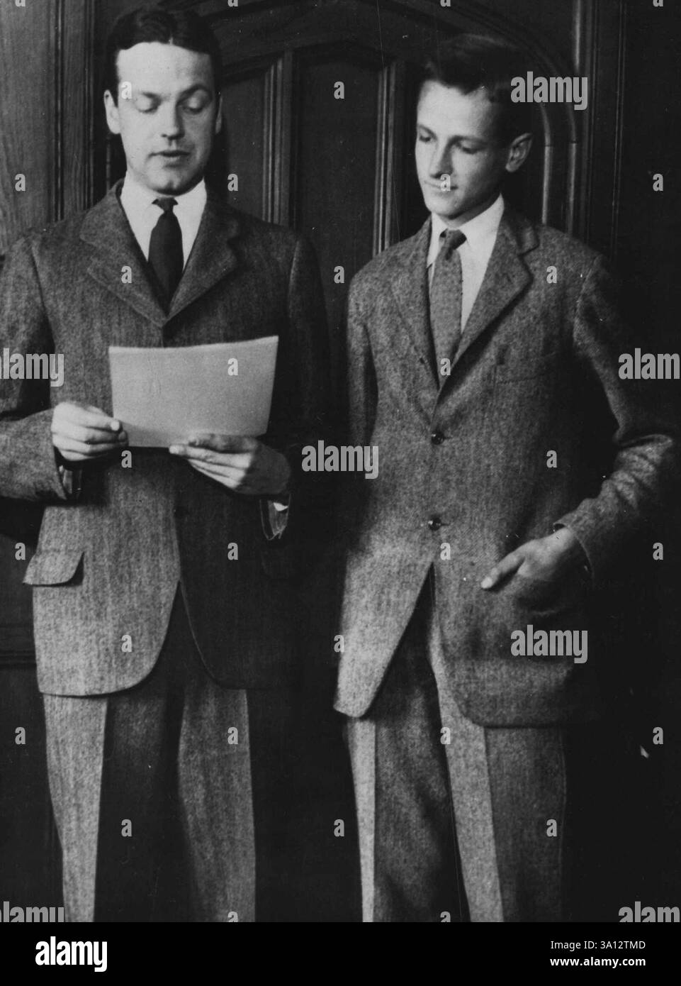 Son Of Arthur Brisbane Visit University Head.Arthur Brisbane,, son of ...