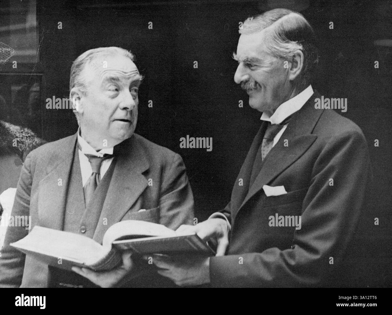 Mr heville chamberlian Black and White Stock Photos & Images - Alamy