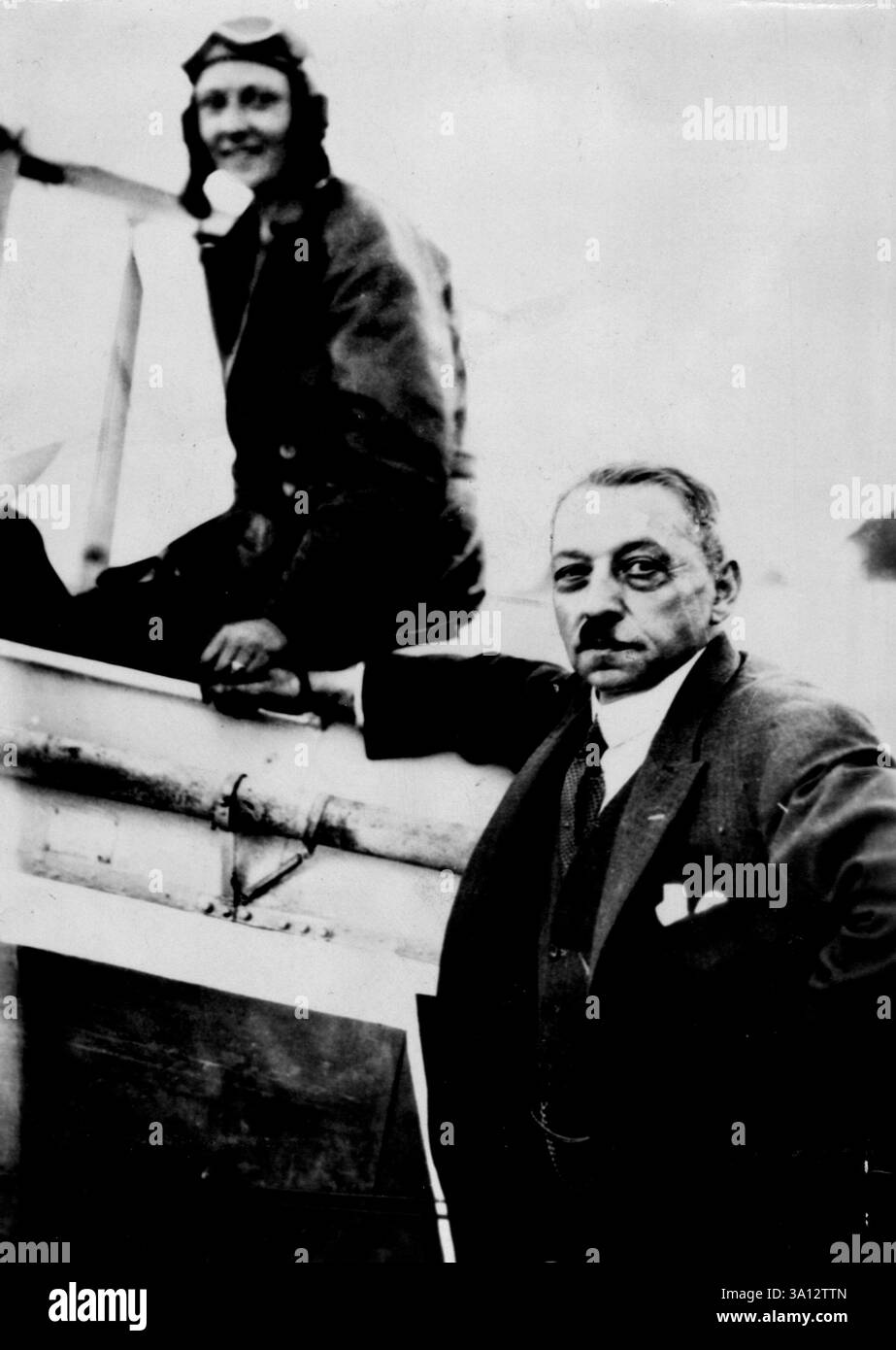 Longest Flight in Australia by a woman pilot. Mrs. Harry Bonney who ...