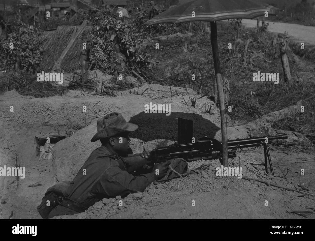 A Vietnamese guerrillas troop held a position at Muong - Sai on the ...