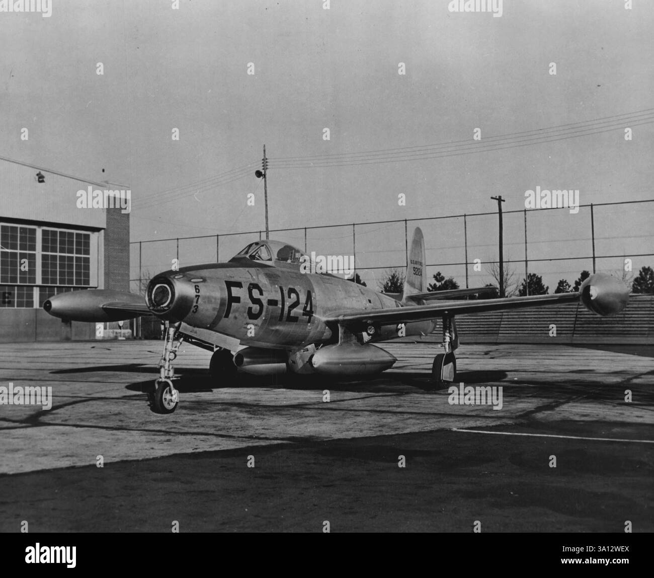 The United States Air Force has increased the range of its F-84E ...