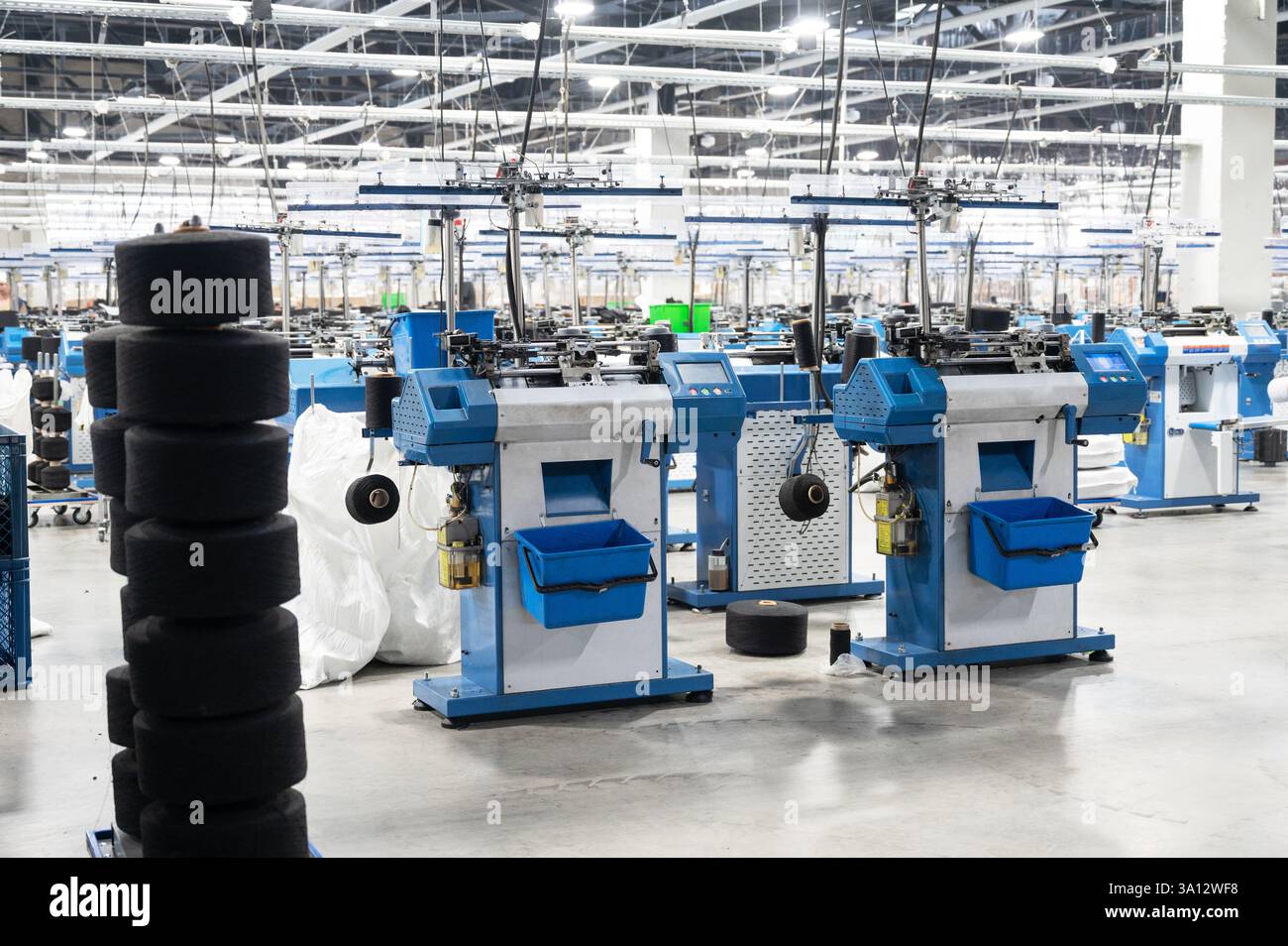 Modern textile factory industrial unit hi-res stock photography and ...