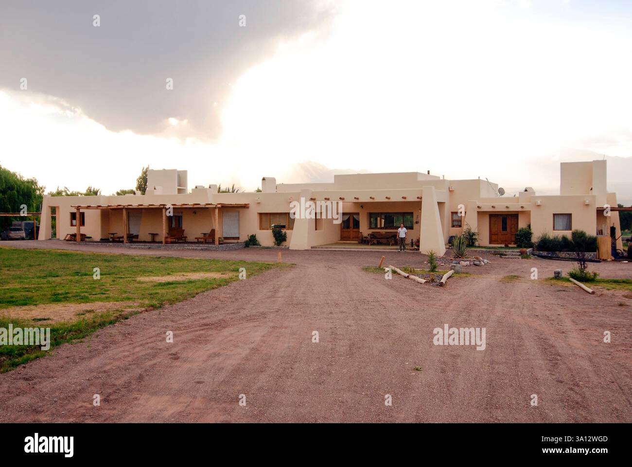 earth staple in wood construction, futuristic and experimental building ...