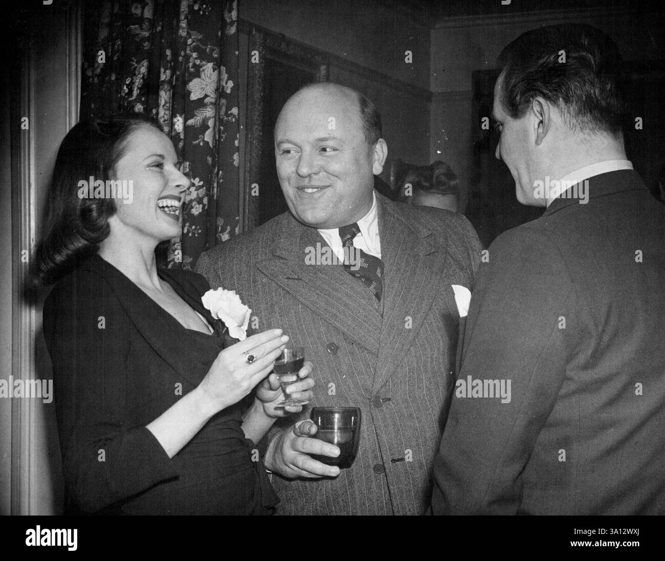 Producer And Stars: Sydney Box, big, witty and jovial, with Ann Todd ...