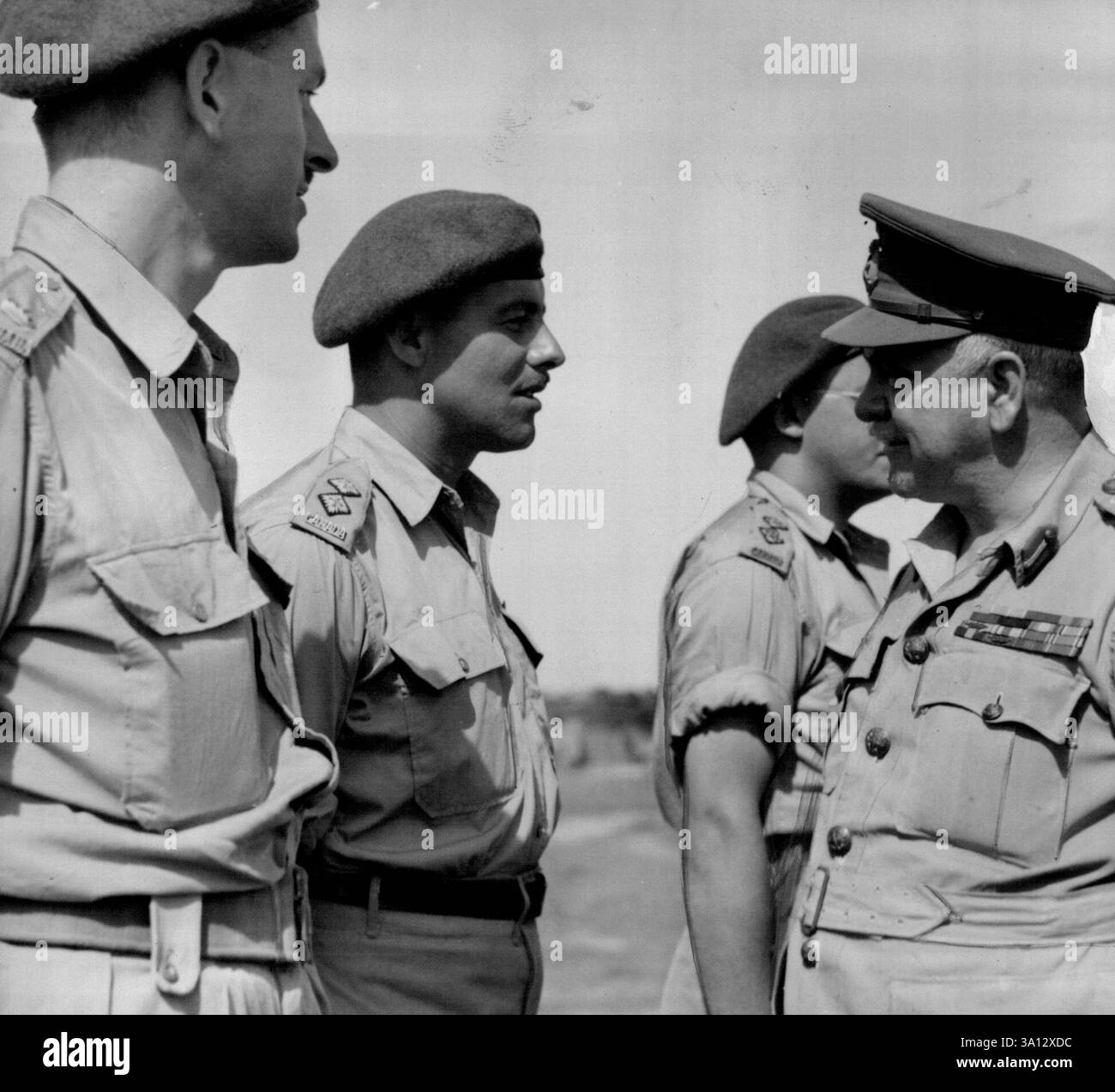 General Sir Thomas Blarney, Australian Commander-in-Chief, inspecting ...