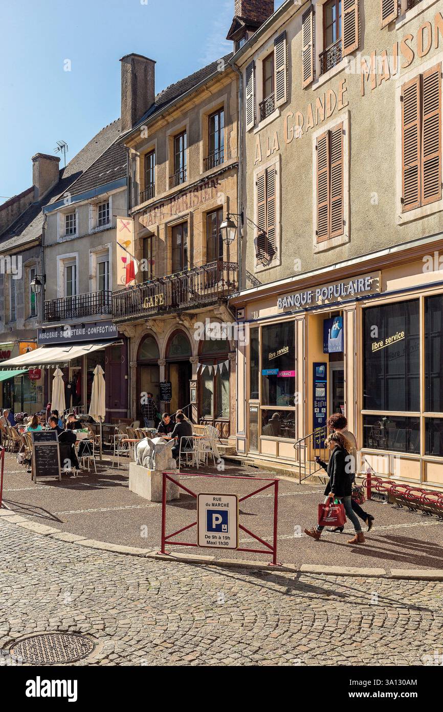 France, Côte d'Or, Morvan Regional Natural Park, Saulieu Stock Photo ...