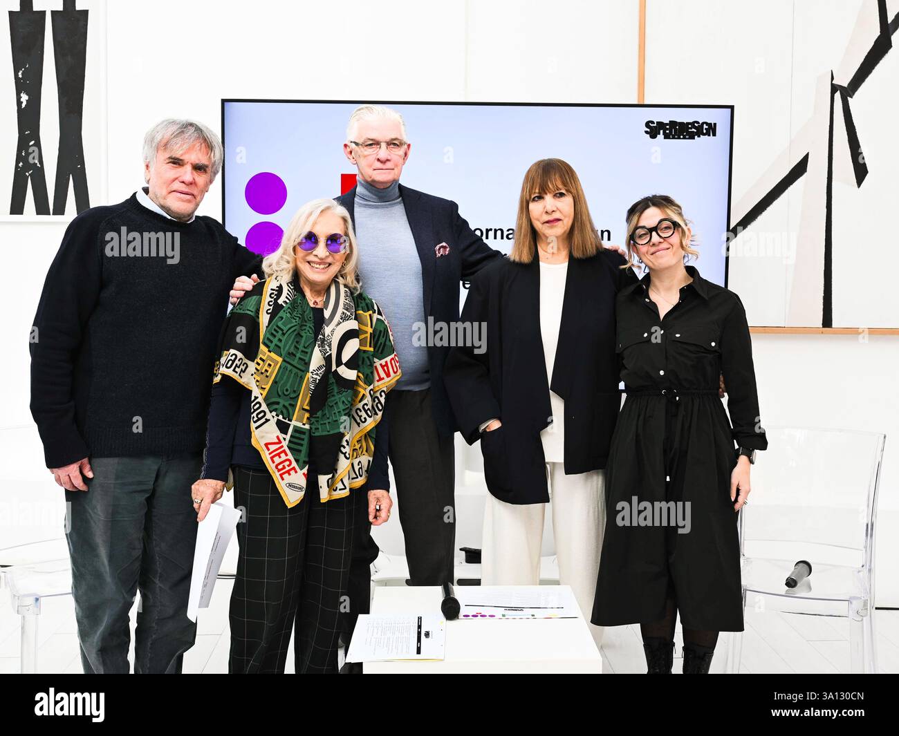 Milan, Italy. 05th Mar, 2024. SUPERDESIGN SHOW HAPPINESS 25 years of ...