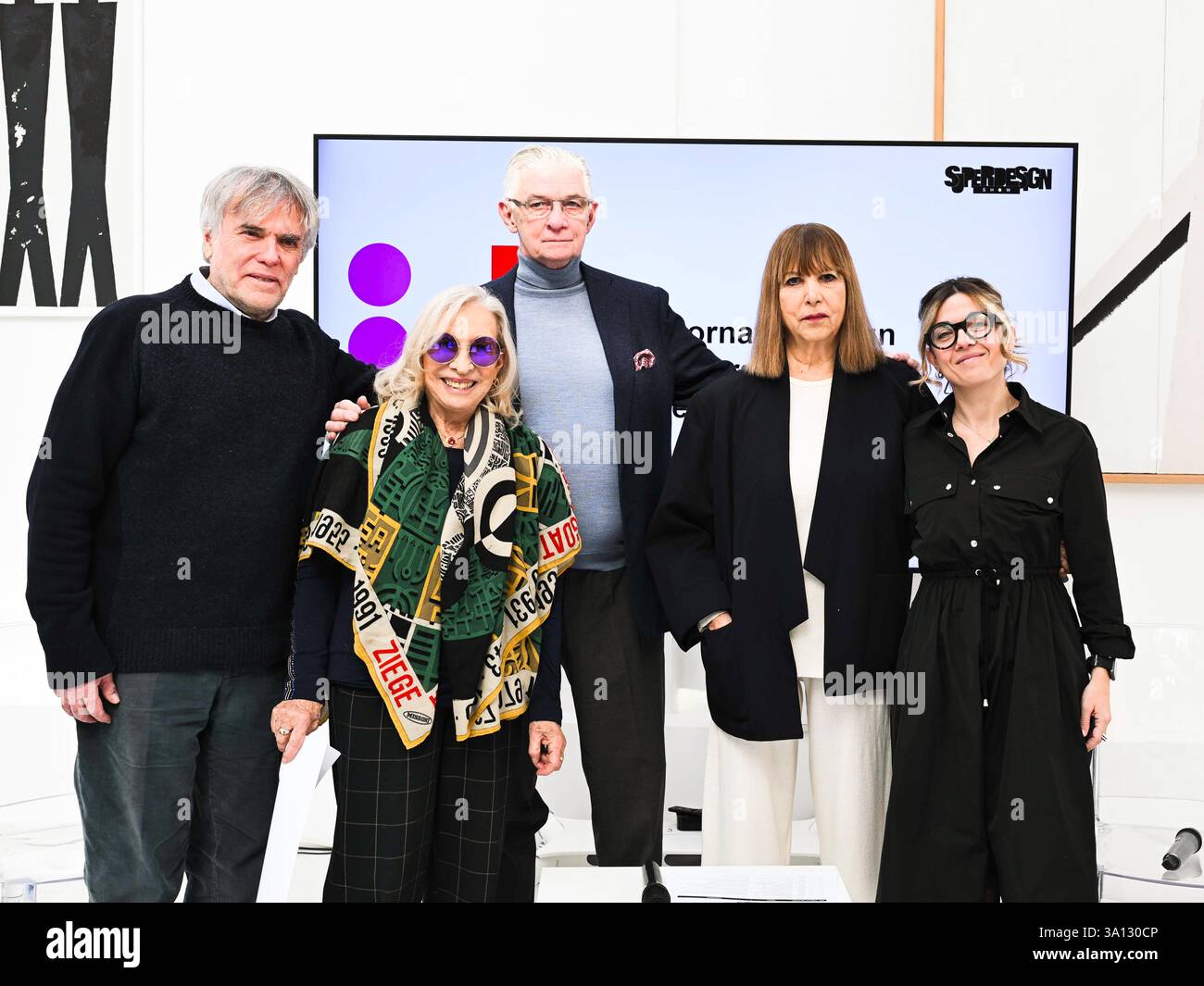 Milan, Italy. 05th Mar, 2024. SUPERDESIGN SHOW HAPPINESS 25 years of ...